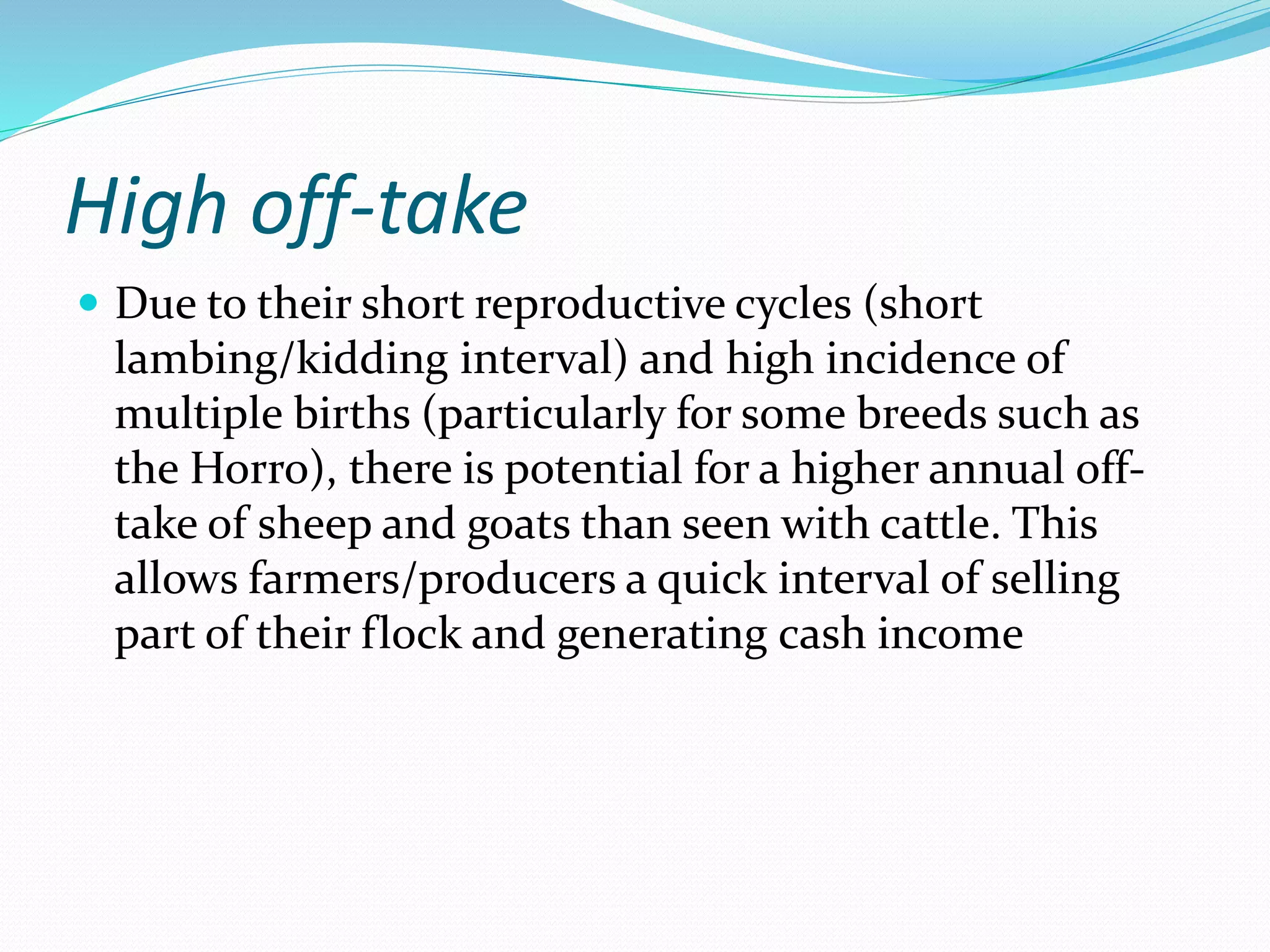 unit 1 : introduction of sheep and goat rearing | PPTX