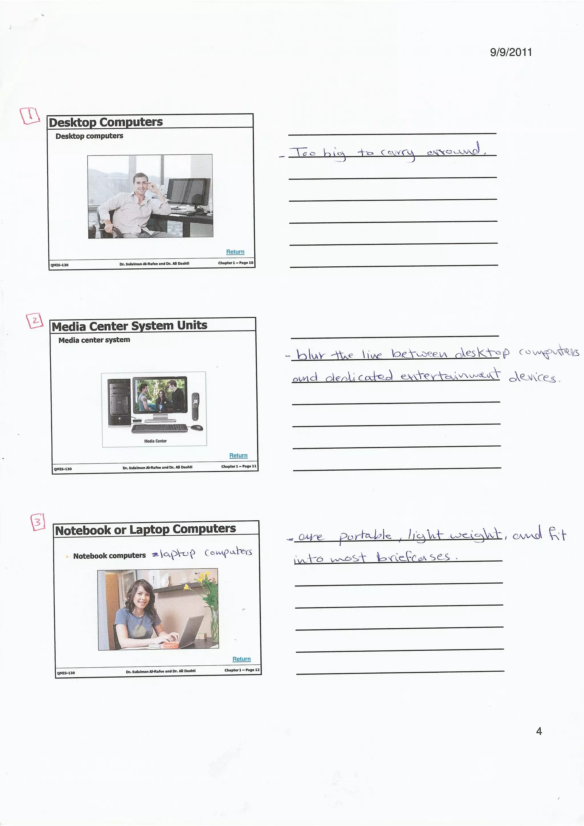 Chapter one slide notes | PDF