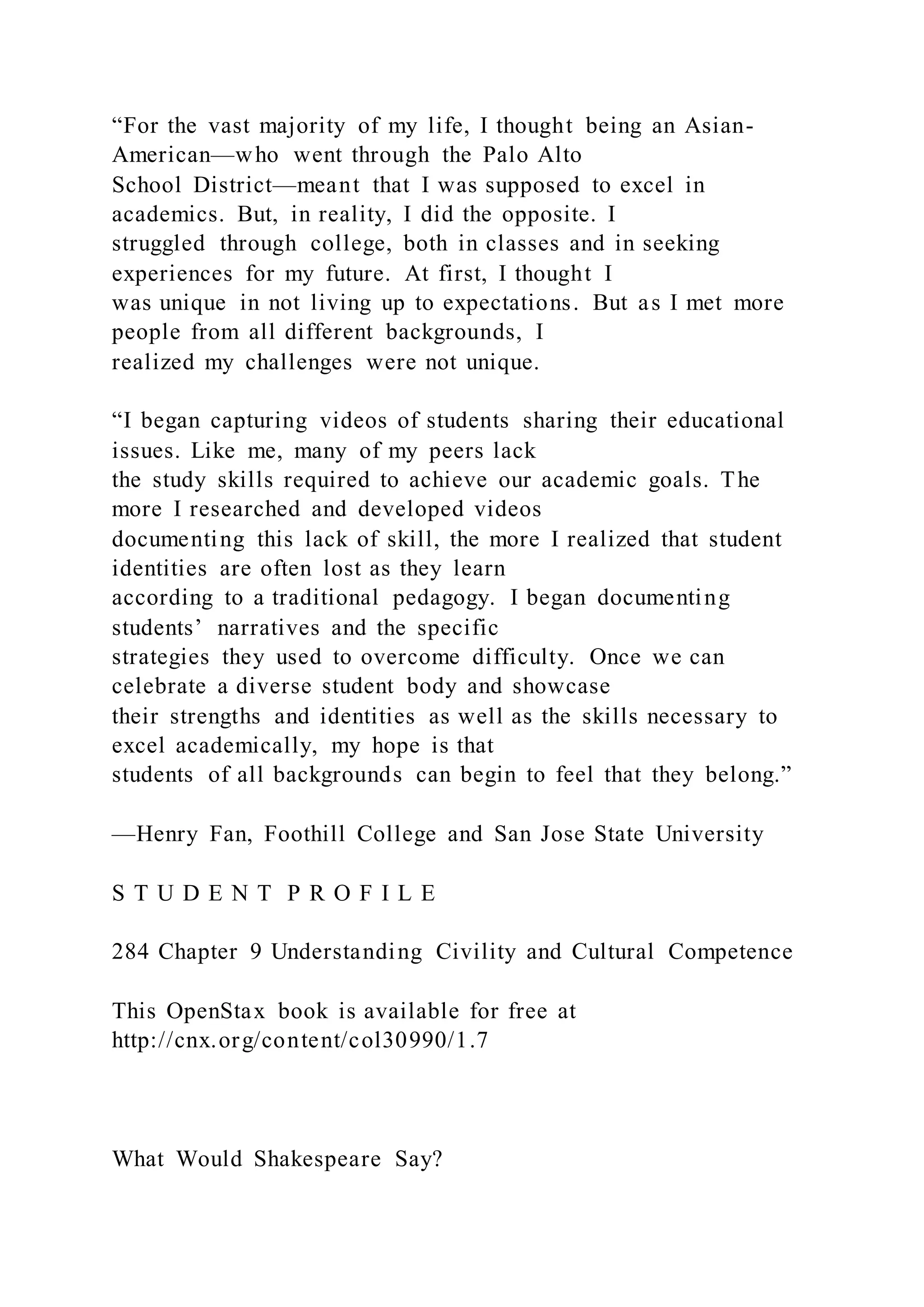 Chapter Outline9.1 What Is Diversity, and Why Is Everybody | PDF