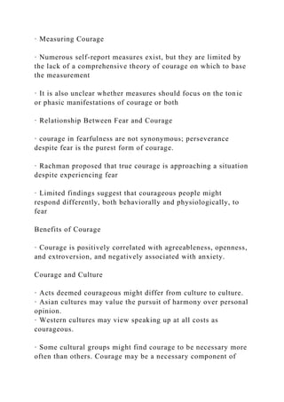 Chapter OutlineChapter 9Wisdom and Courage Two Universal .docx