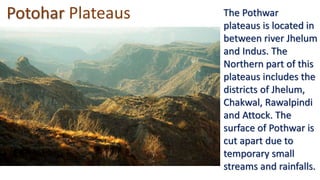 Chapter physical regions of pakistan | PPTX