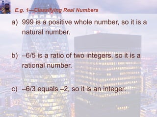 College algebra -REAL Numbers | PPT