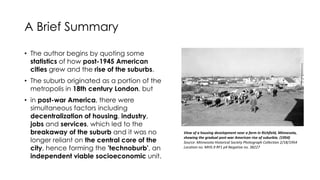 Review of 'Beyond Suburbia: Rise of the Technoburb' | PDF