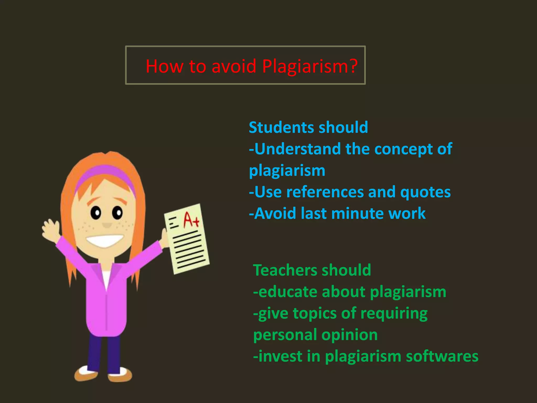 Chapter Revision - Plagiarism | PPTX