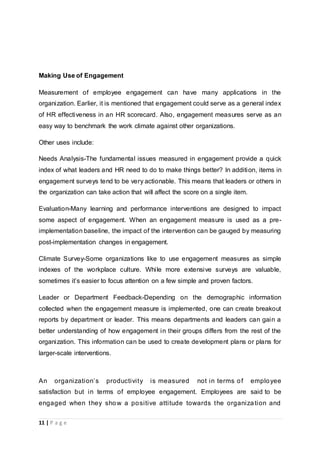 Chapters(1)A STUDY ON EMPLOYEE ENGAGEMENT IN FCI OEN CONNECTORS ...