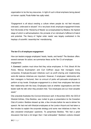Chapters(1)A STUDY ON EMPLOYEE ENGAGEMENT IN FCI OEN CONNECTORS ...