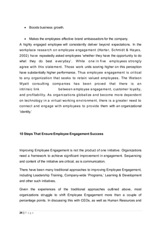 Chapters(1)A STUDY ON EMPLOYEE ENGAGEMENT IN FCI OEN CONNECTORS ...