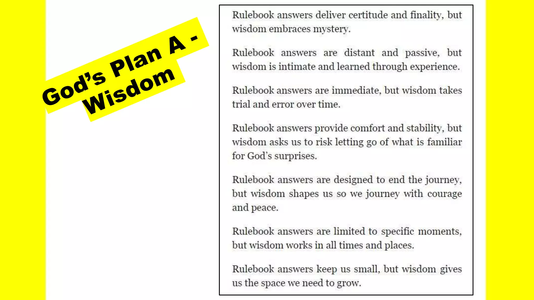 How the Bible Actually Works: Chapters 1 2 | PPT