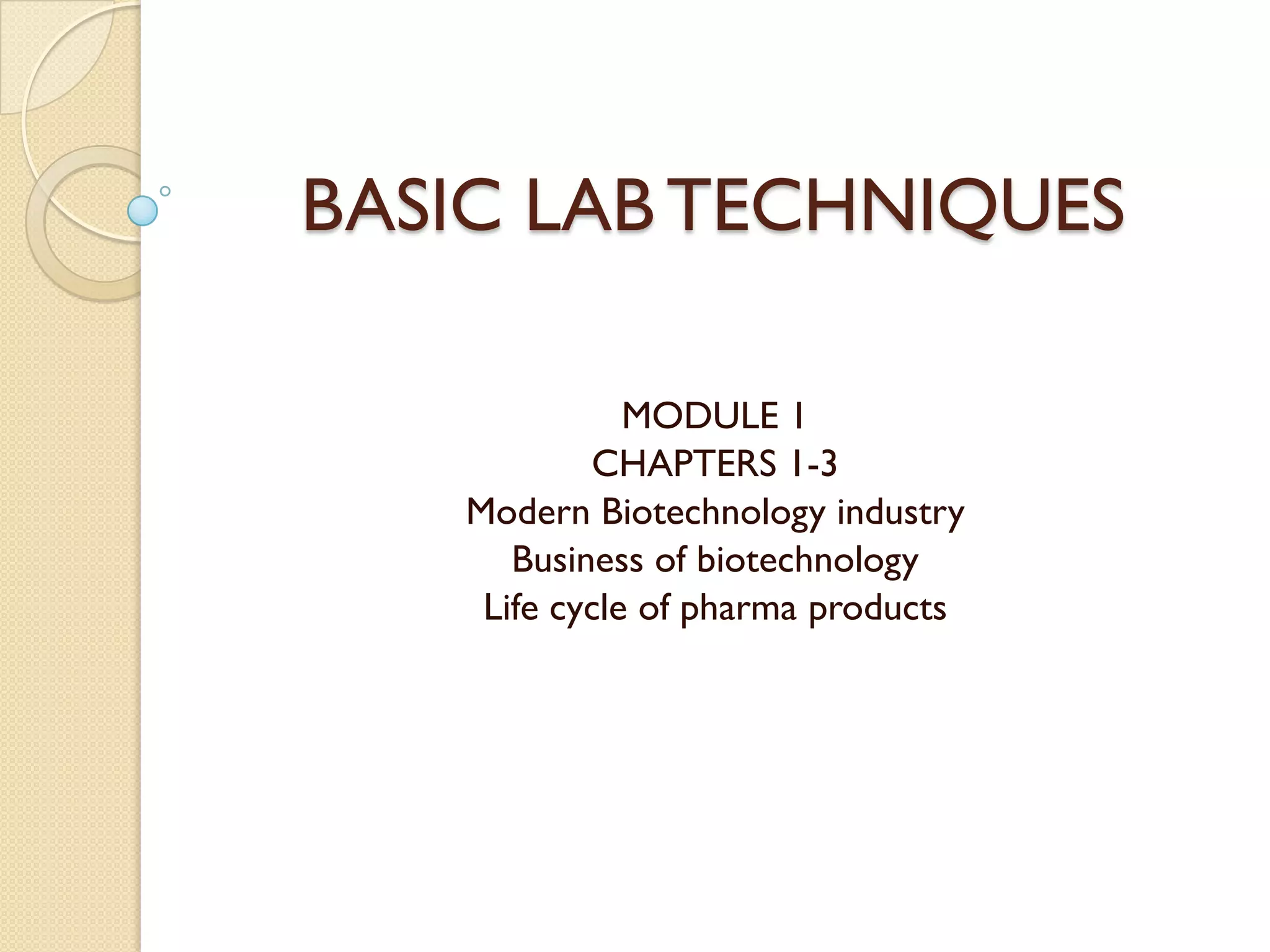 Chapters 1 3 basic lab techniques | PDF