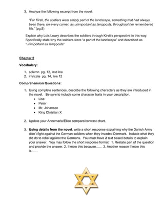 Chapters 1 4 vocab and questions 2013 | DOCX