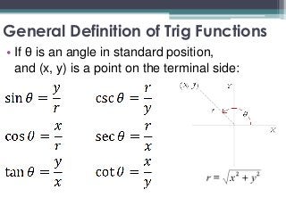 Chapters 13 – 14 trig | PPT