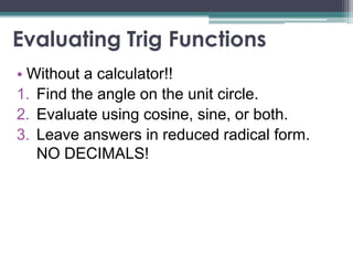 Chapters 13 – 14 trig | PPTX