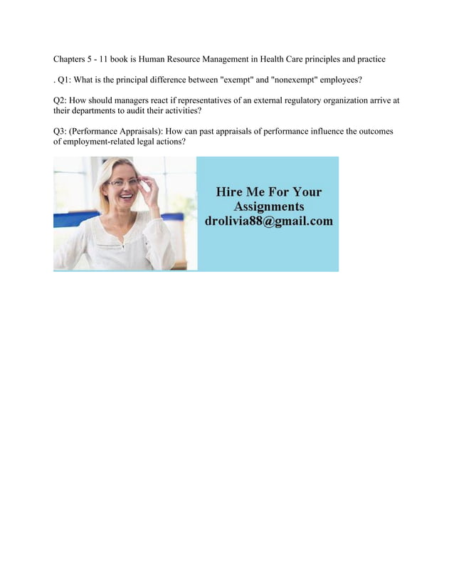 Chapters 5 - 11 book is Human Resource Management in Health Care princ.pdf
