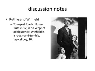 Grapes of Wrath up to ch.9 ppt | PPTX