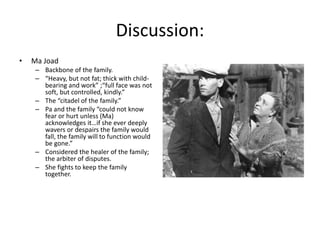 Grapes of Wrath up to ch.9 ppt | PPTX