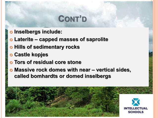 LAND FORM OF TROPICAL ENVIRONMENT | PPTX | Geology | Science