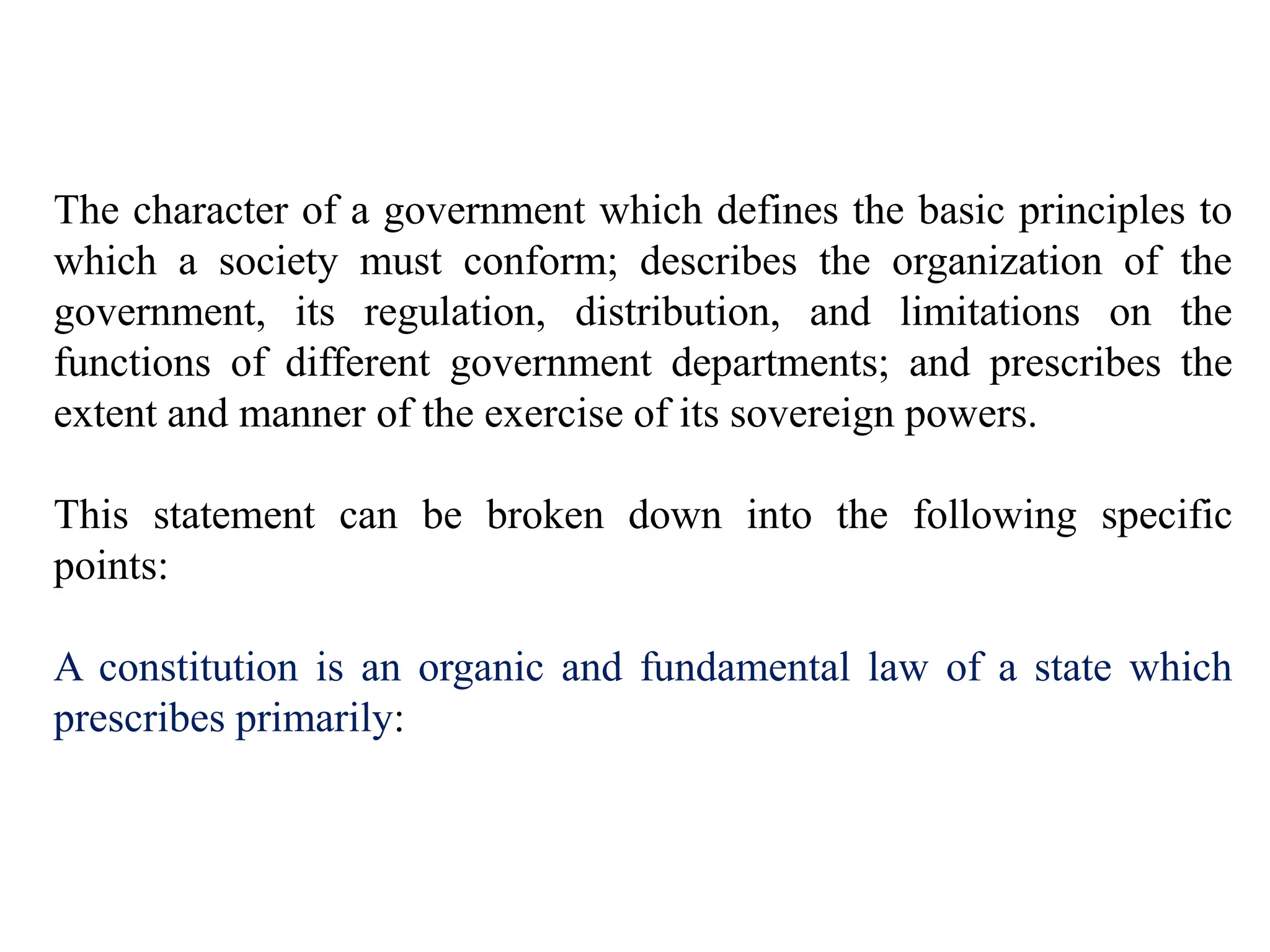 understanding Constitution and constitution and constitutionalism | PPTX