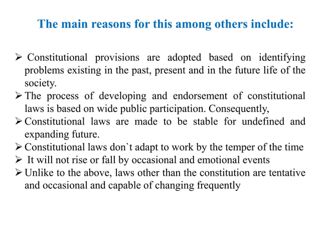 understanding Constitution and constitution and constitutionalism | PPT