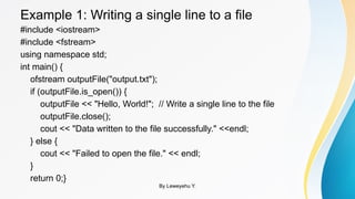 Introduction to files management systems | PPTX