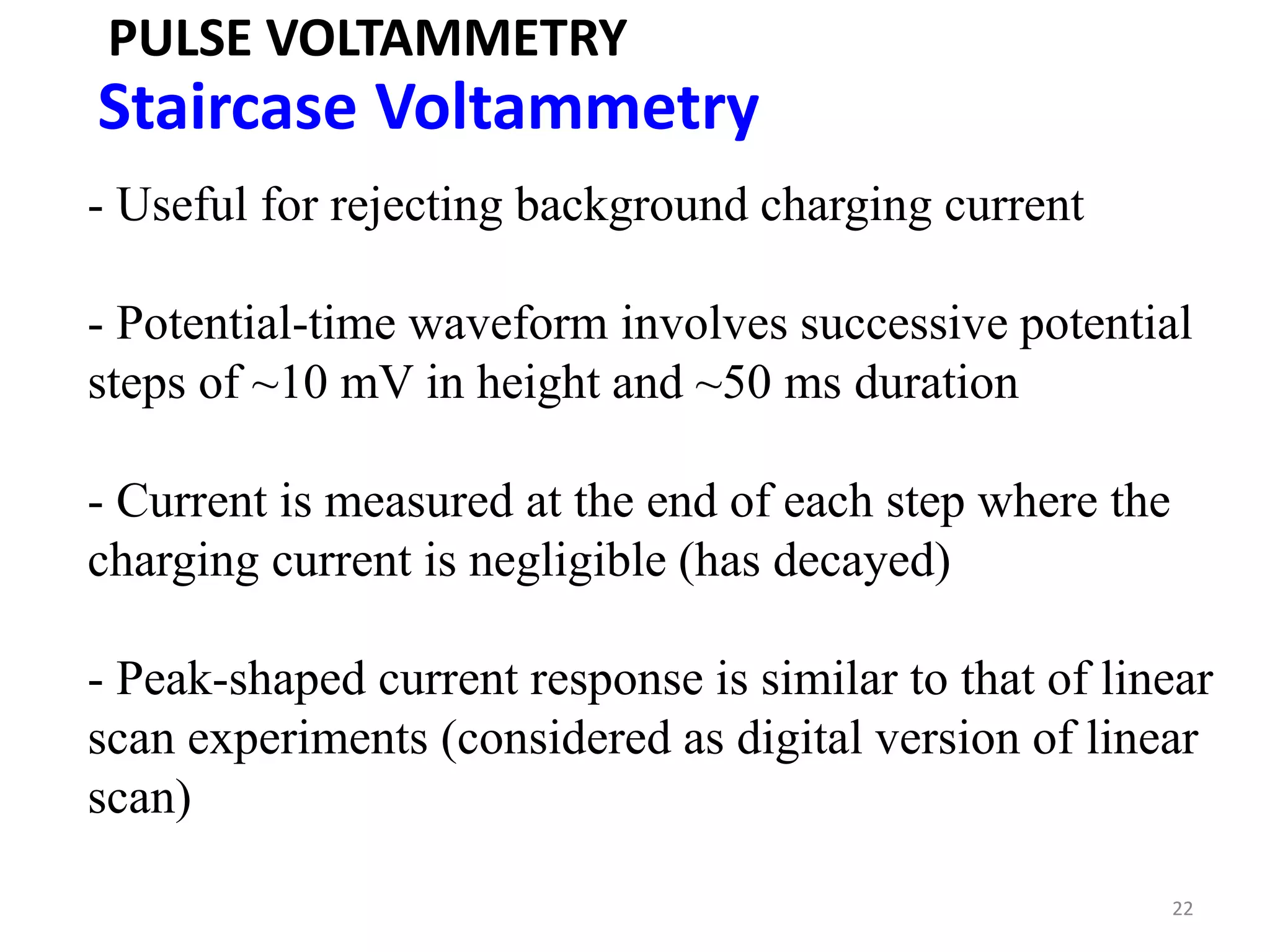 Voltammetry and Polarography | PPTX