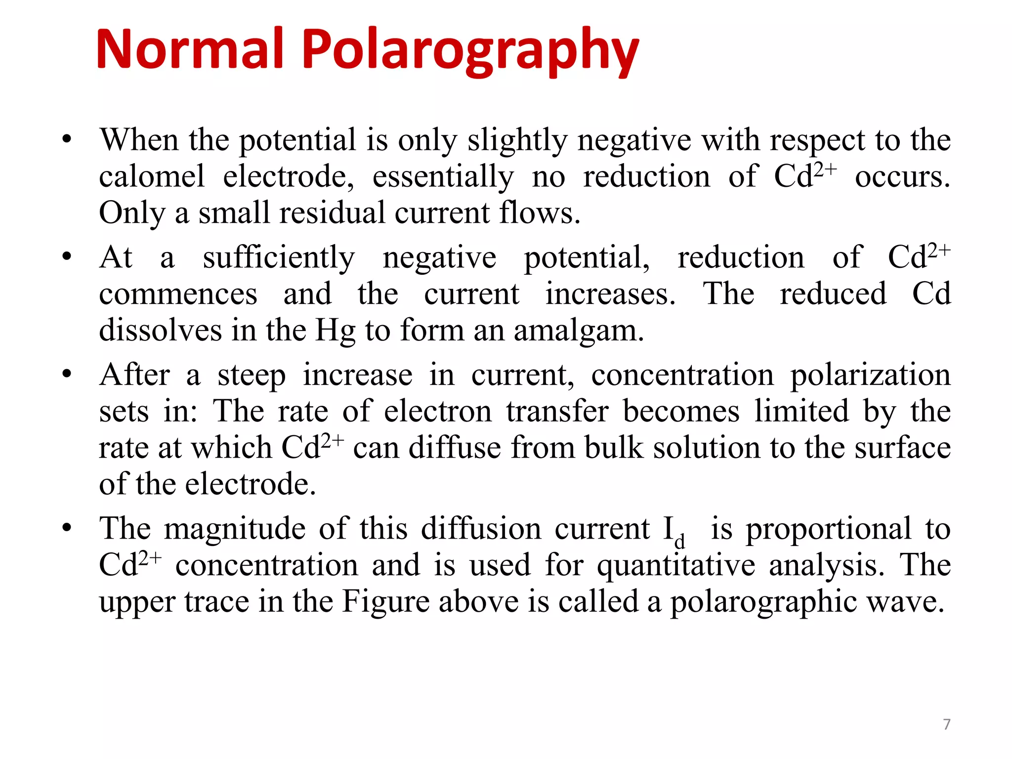 Voltammetry and Polarography | PPTX