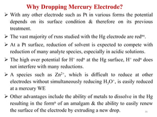 Voltammetry and Polarography | PPTX