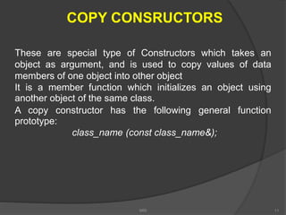 Constructors & Destructors | PPTX
