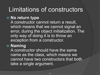 Constructors & Destructors | PPTX
