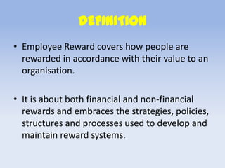 Chapter six benefit and rewards | PPTX