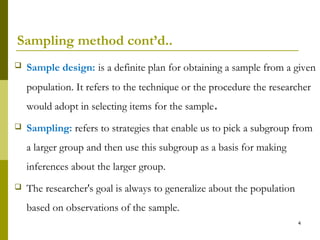 sampling methods | PPT