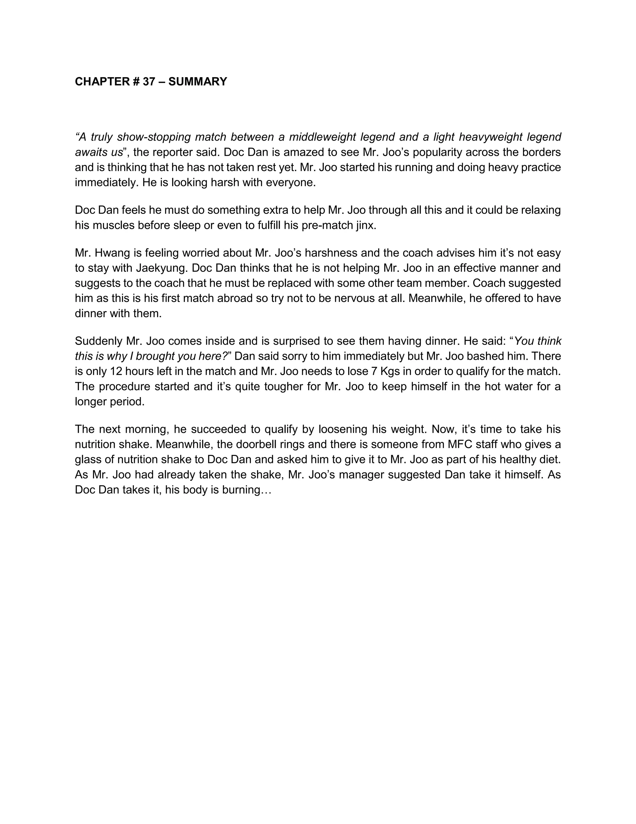 Jinx Manga-Season 1 - Chapters Summary.docx