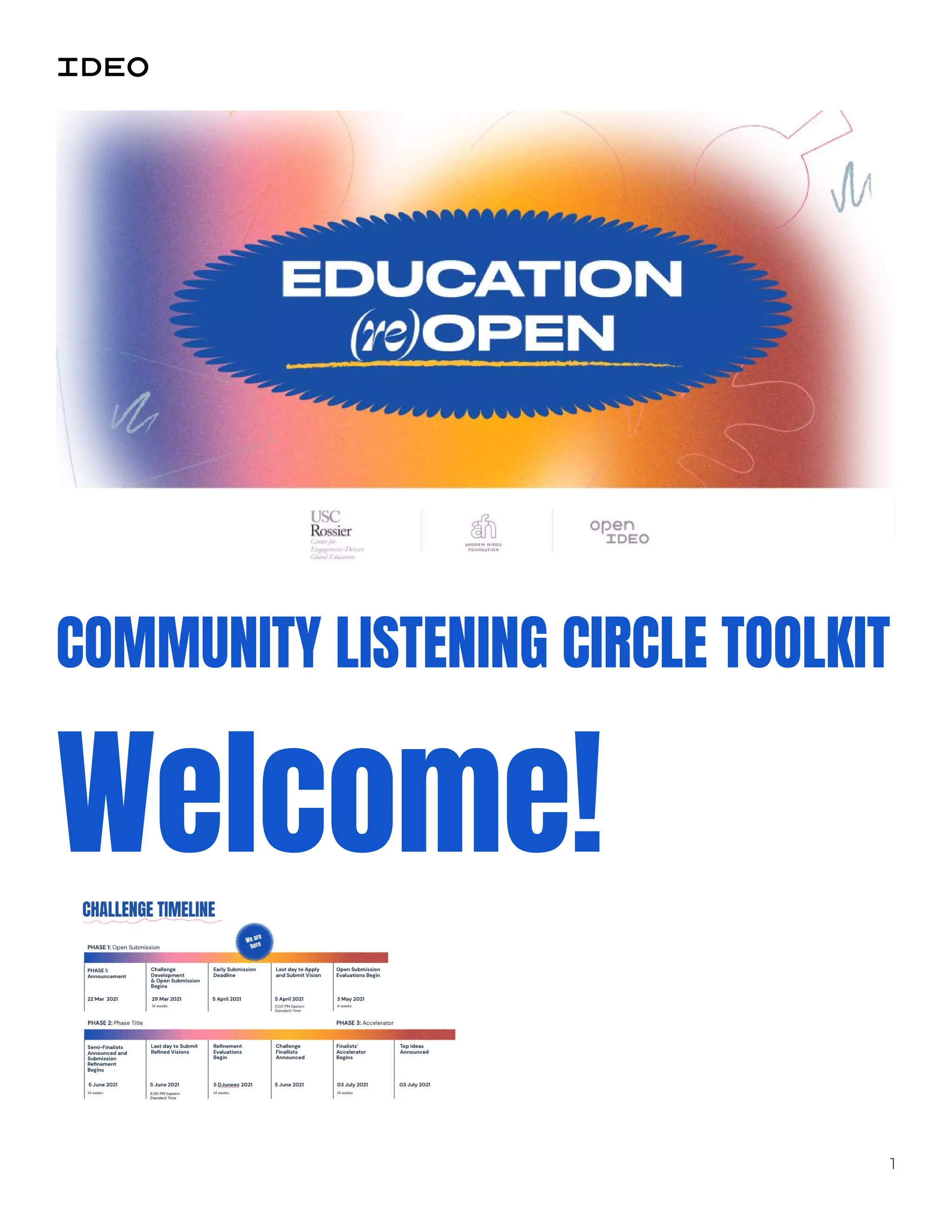 [Chapters] USC Education (Re)Open Community Listening Circle Toolkit | PDF