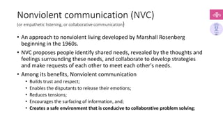 Horto Chapter Talks - Assertive and Nonviolent Communication | PPSX