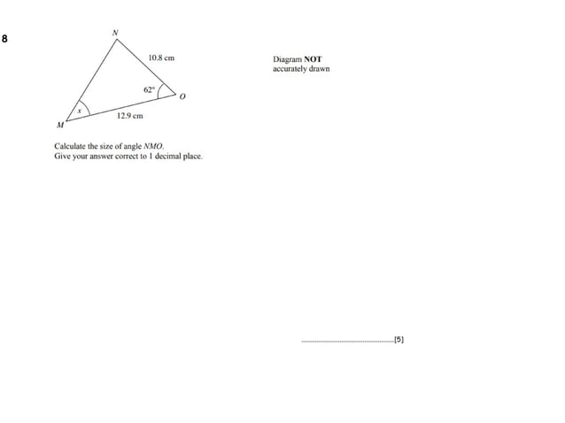chapter 7 Test (Trigonometry) IGCSE Level | PPT