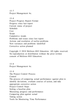 Chapter ThirteenProgress and Performance Measurement and Evalu | DOCX