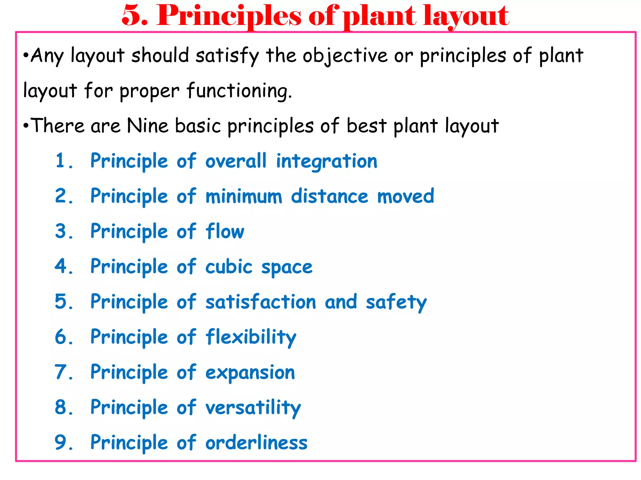 PLANT LAYOUT AND TYPES OF LAYOUTS | PDF