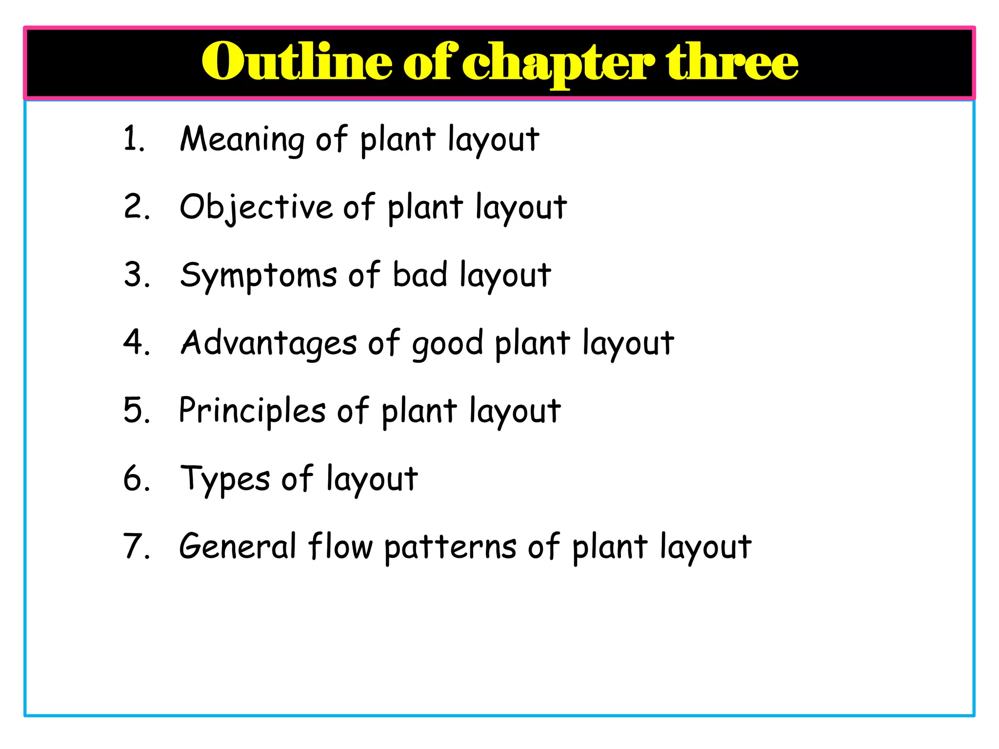PLANT LAYOUT AND TYPES OF LAYOUTS | PDF