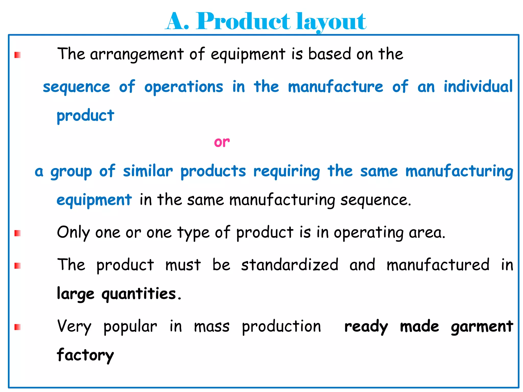 PLANT LAYOUT AND TYPES OF LAYOUTS | PDF