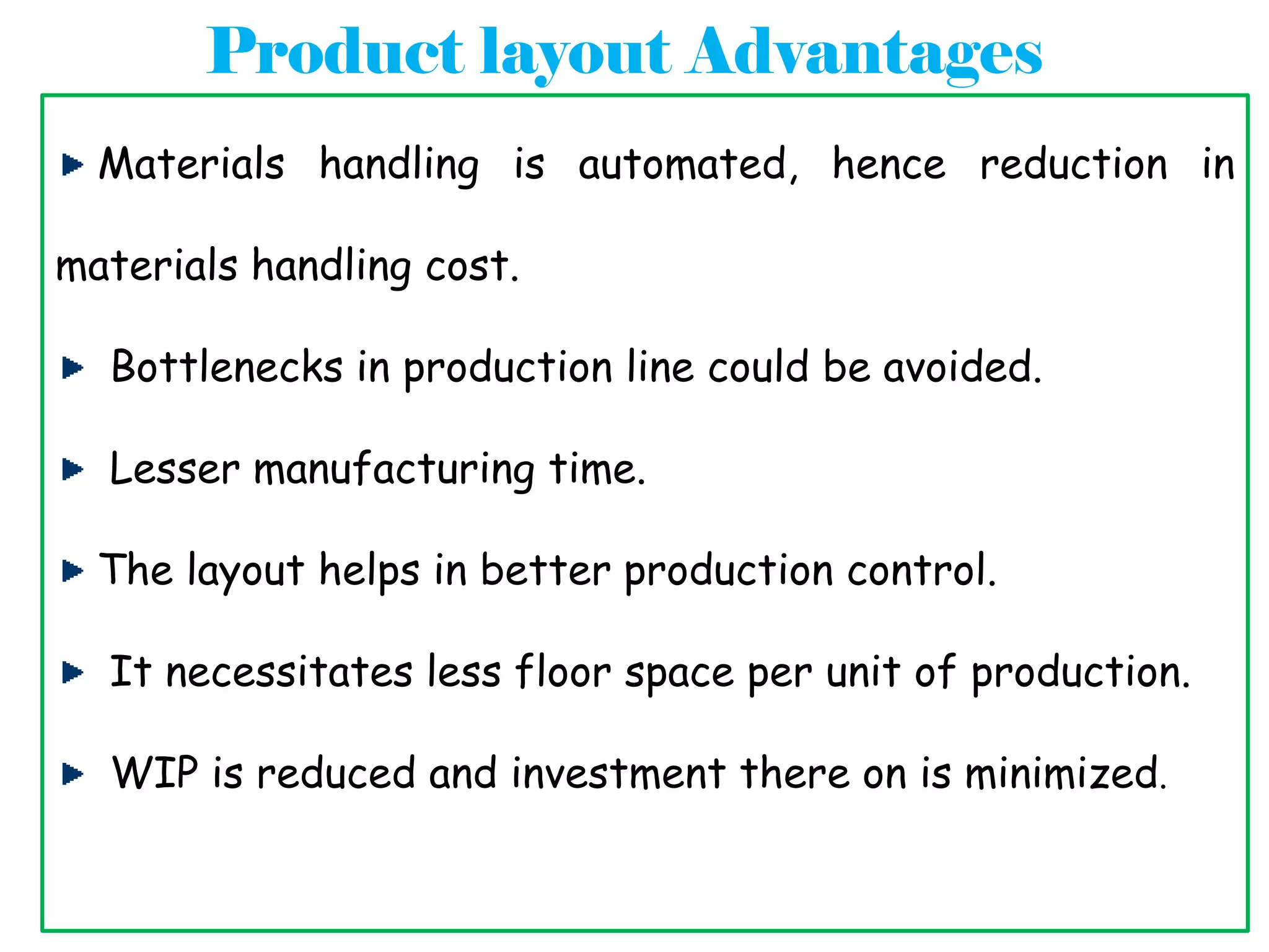 PLANT LAYOUT AND TYPES OF LAYOUTS | PDF