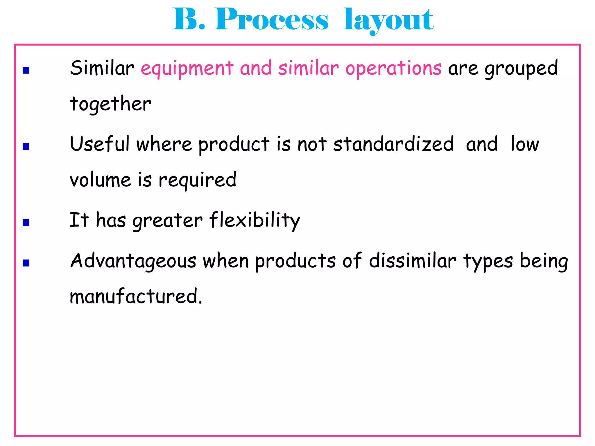 PLANT LAYOUT AND TYPES OF LAYOUTS | PDF