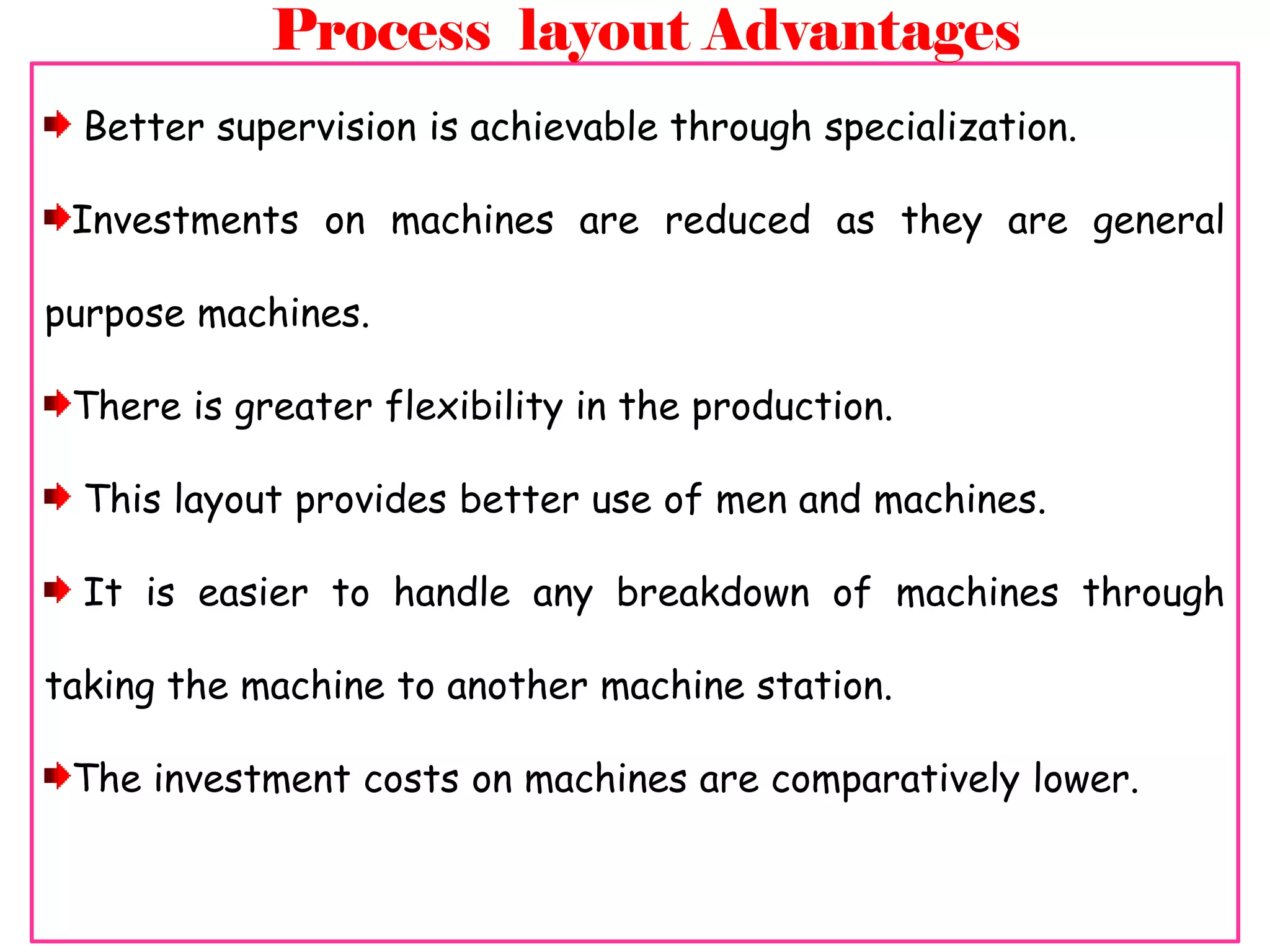 PLANT LAYOUT AND TYPES OF LAYOUTS | PDF