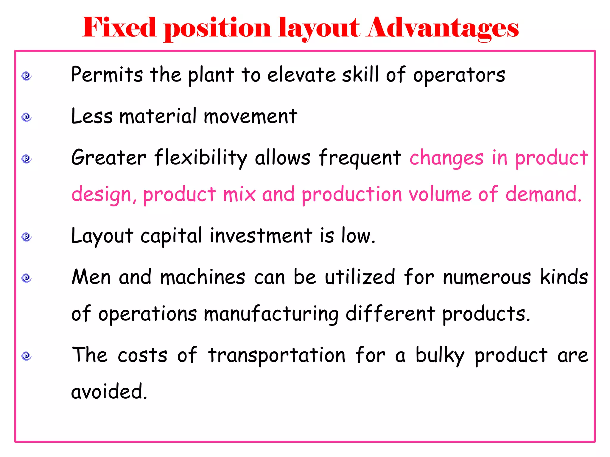 PLANT LAYOUT AND TYPES OF LAYOUTS | PDF