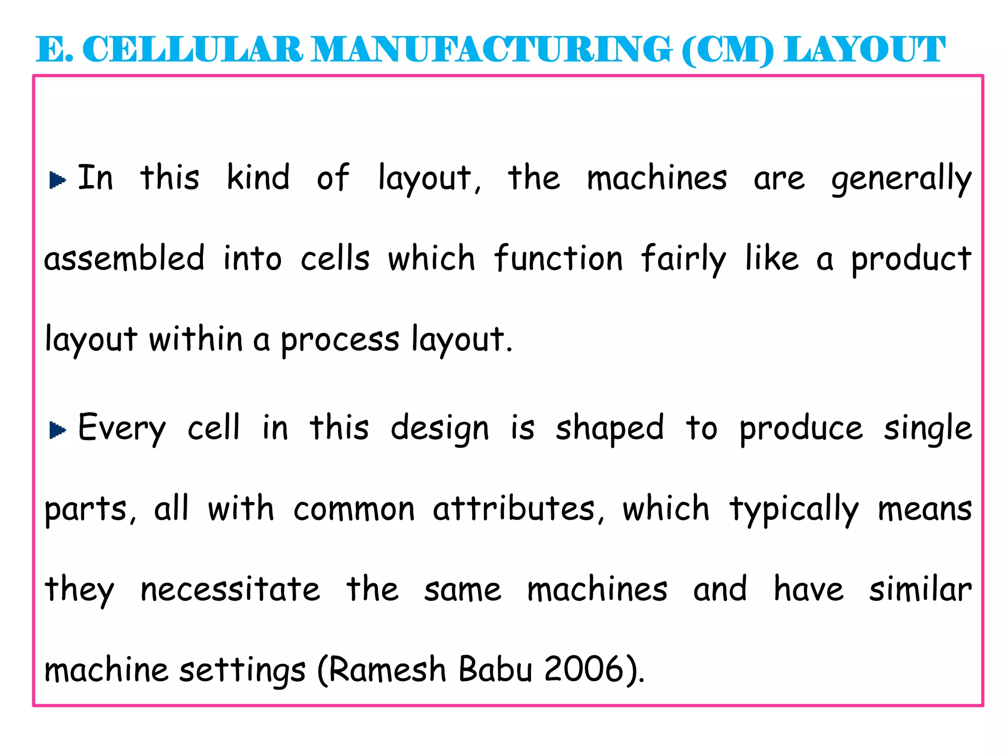 PLANT LAYOUT AND TYPES OF LAYOUTS | PDF | Mechanical and Industrial ...