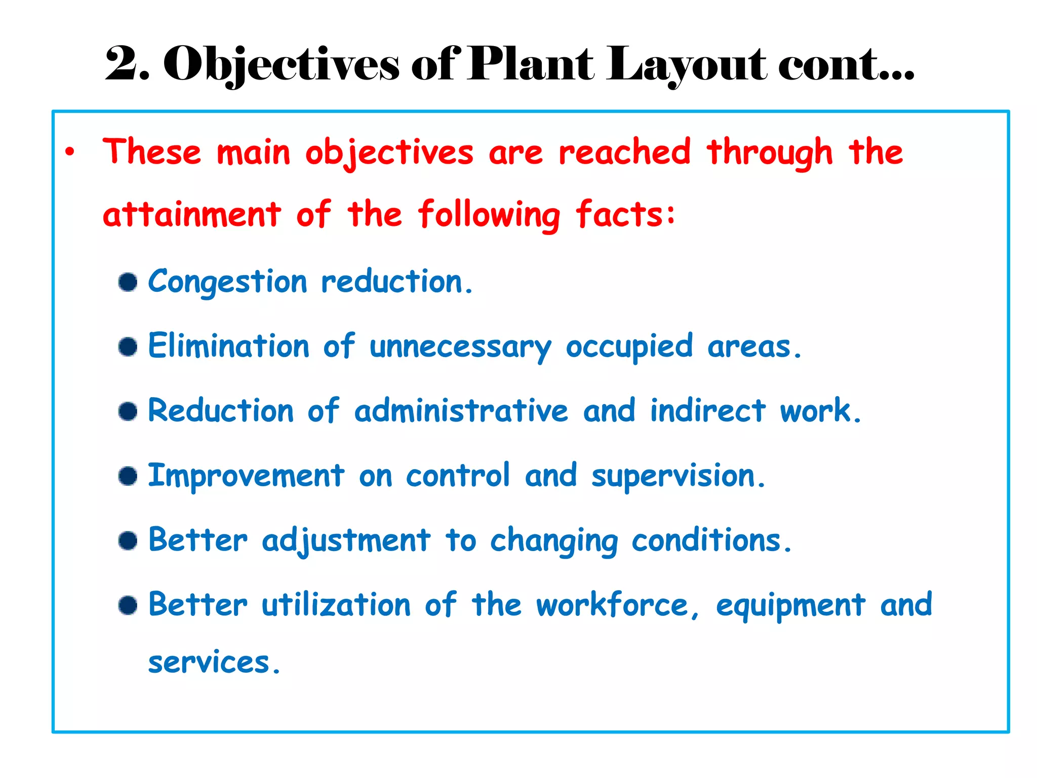 PLANT LAYOUT AND TYPES OF LAYOUTS | PDF