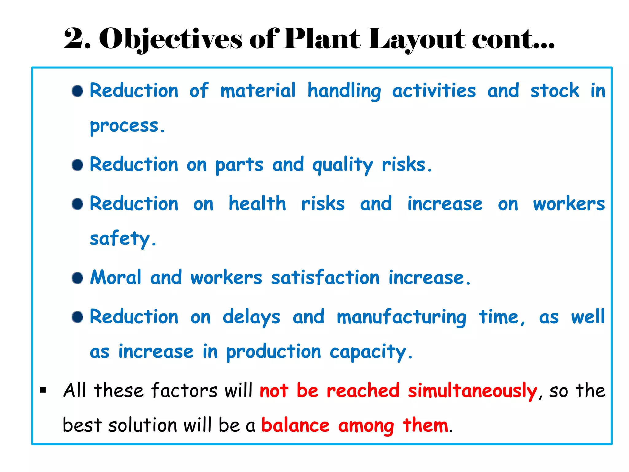 PLANT LAYOUT AND TYPES OF LAYOUTS | PDF