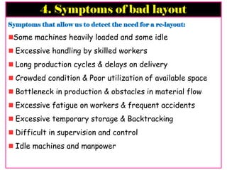 PLANT LAYOUT AND TYPES OF LAYOUTS | PDF