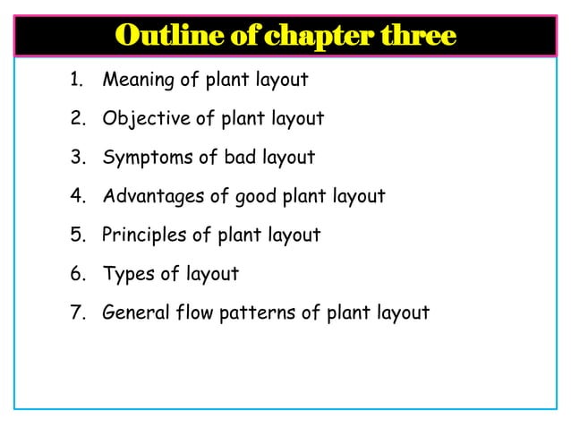 PLANT LAYOUT AND TYPES OF LAYOUTS | PDF | Mechanical and Industrial ...