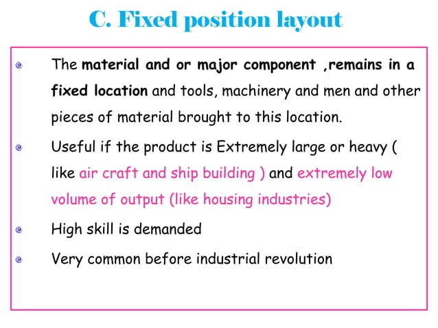 PLANT LAYOUT AND TYPES OF LAYOUTS | PDF | Mechanical and Industrial ...