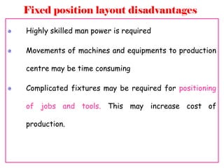 PLANT LAYOUT AND TYPES OF LAYOUTS | PDF