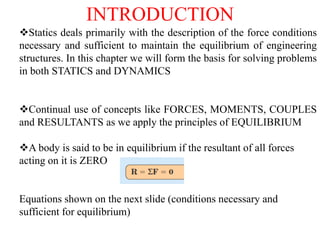 engineering statics :equilibrium | PDF